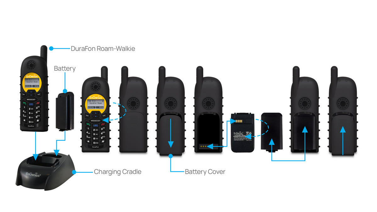 DuraFon Roam-WK: DuraFon Roam-Walkie Handset – EnGenius Store