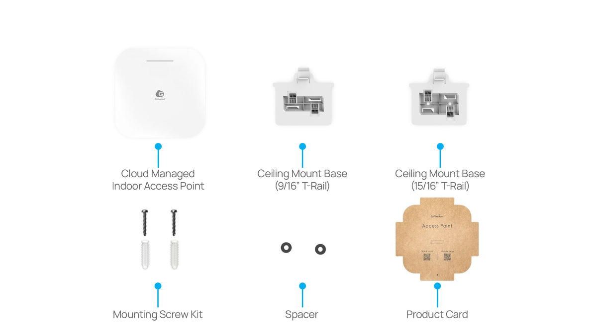 ECW220: Cloud Managed Wi-Fi 6 2×2 Indoor Wireless Access Point ...