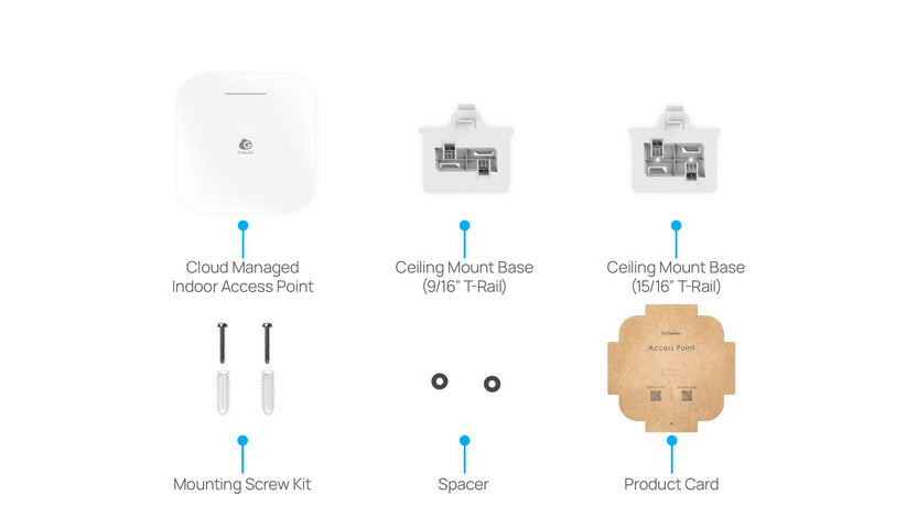 ECW220: Cloud Managed Wi-Fi 6 2×2 Indoor Wireless Access Point ...