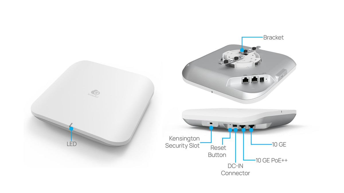 ECW526: Cloud Managed 2x2x2 Indoor Tri-Band WiFi 7 Access Point – EnGenius Store