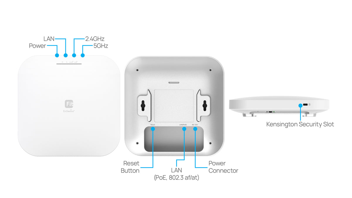EWS276-FIT: EnGenius Fit 4×4 Indoor Wireless Wi-Fi 6 Access Point ...