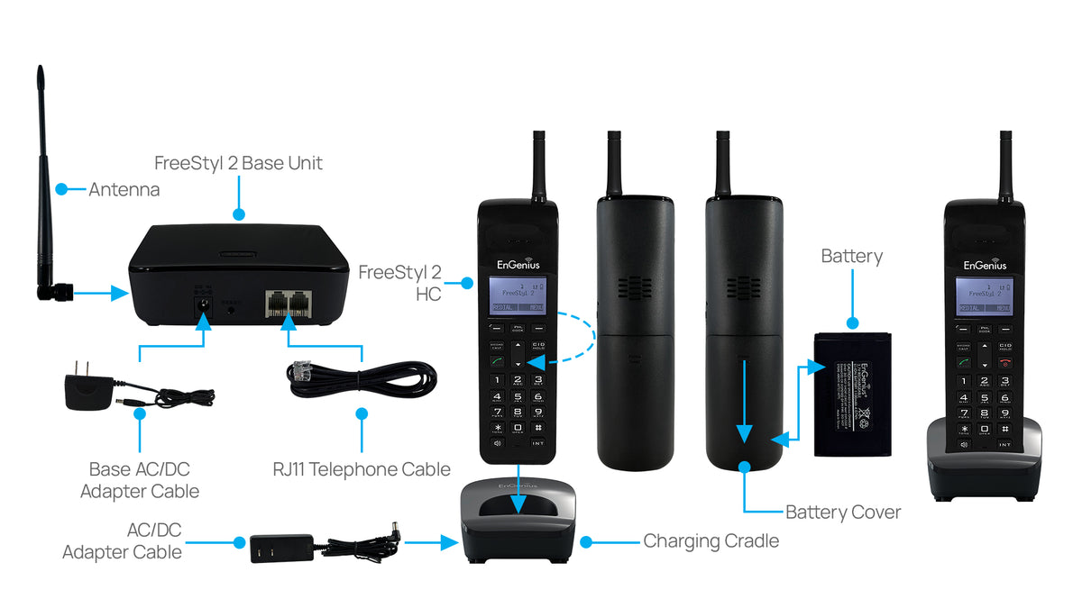 FreeStyl 2: FreeStyl 2 Long Range Phone System – EnGenius Store